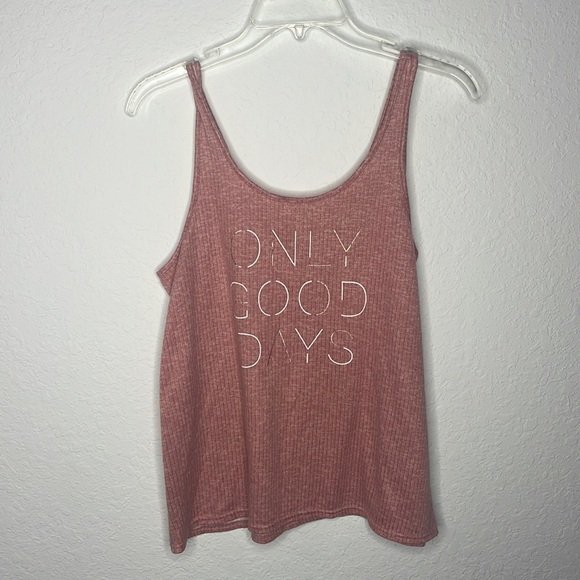 Danskin | Tops | Danskin Only Good Days Ribbed Tank | Poshmark